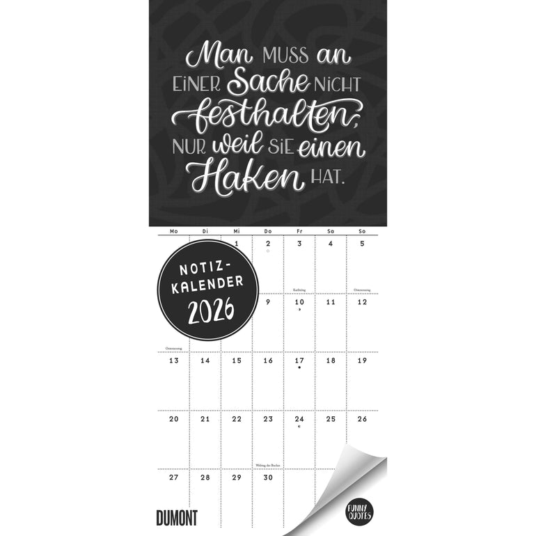 Funny Quotes Kalender 2026 – Humorvolle Sprüche für jeden Tag ...