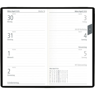 Taschenkalender 2026: Planung leicht gemacht 📒 – kalendersale.de