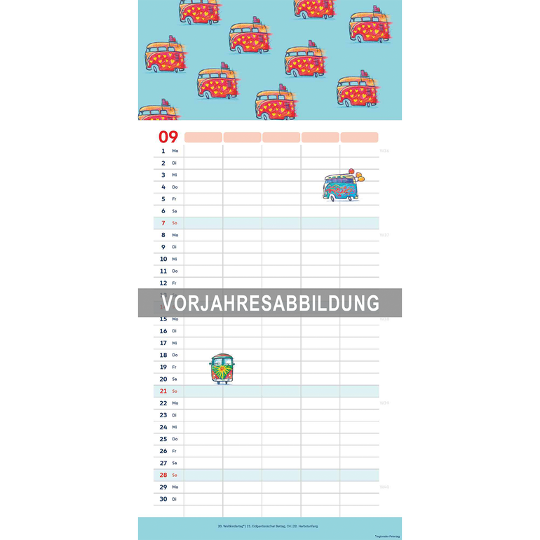 Entdecke den VW Kalender 2026 - Volkswagen Käfer & Bulli Kalender ...