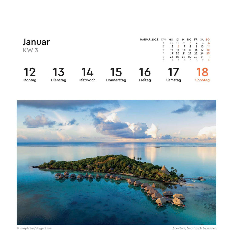 Elegante Wandkalender im Hochformat für 2026 🌄 – kalendersale.de