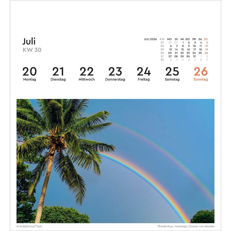 Elegante Wandkalender im Hochformat für 2026 🌄 – kalendersale.de