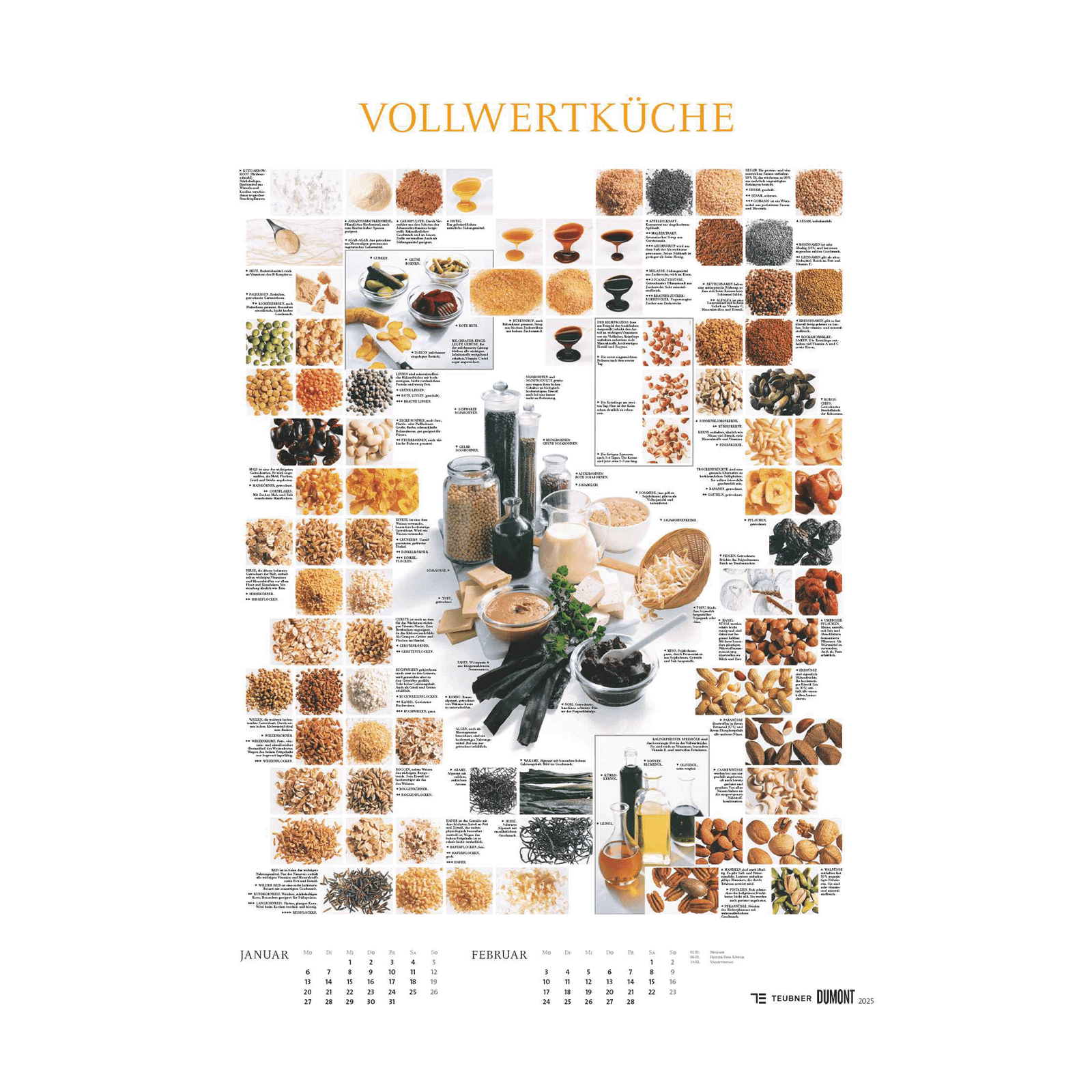Rezept-Kalender 2025: Dein Kalender mit monatlichen Rezepten